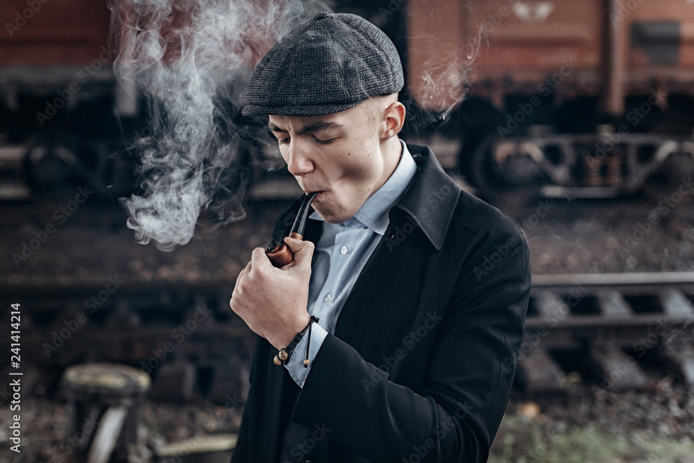 1920s Man Smoking