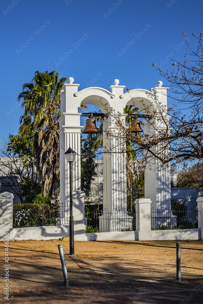 Stellenbosch Rhenish Mission Church (1823 - 1840) with its fine gables ...