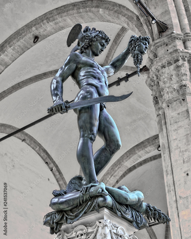 Perseus Holding The Severed Head Of Medusa