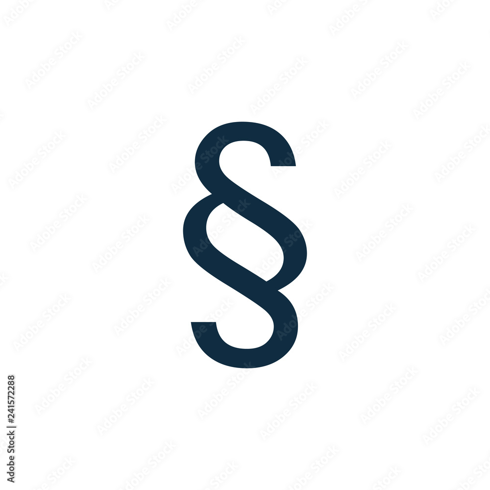 Black flat Paragraph icon, vector illustration isolated on white ...