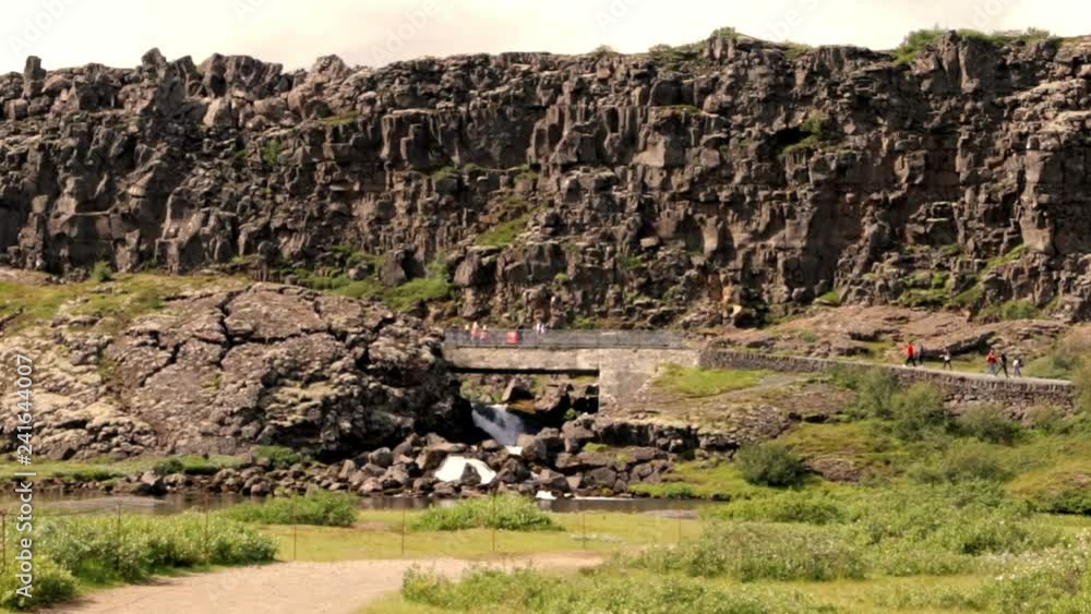 Thingvellir, iceland - national park in the southwestern Iceland lying ...
