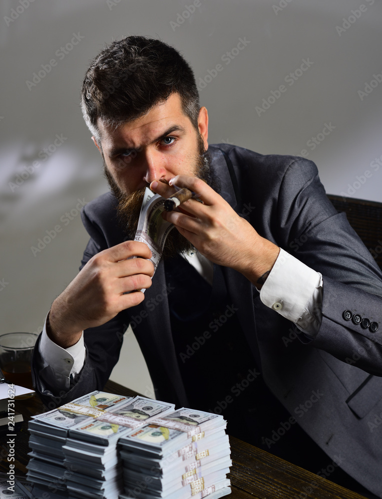 Rich Man With Money