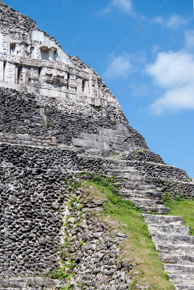 Xunantunich, an Ancient Mayan archaeological site in western Belize ...