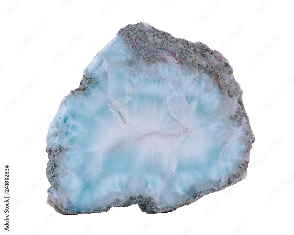 Rare Large Caribbean Blue Larimar Free Form Specimen from Dominican ...