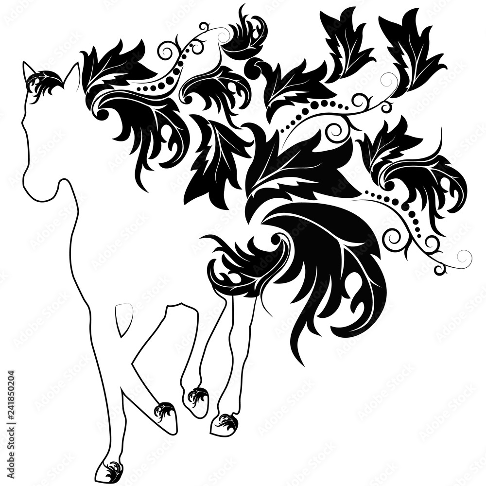 Horse Silhouette Patterns