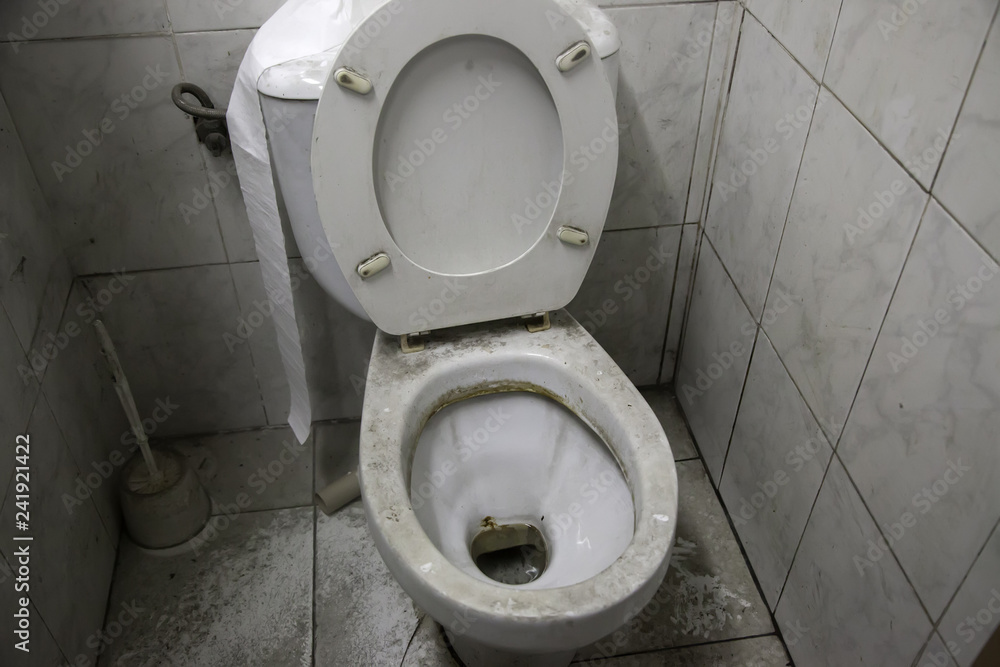 Toilet dirty unhygienic Stock Photo | Adobe Stock