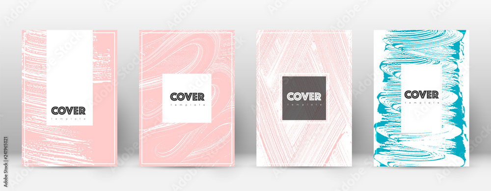 Cover page design template. Hipster brochure layou Stock Vector | Adobe ...