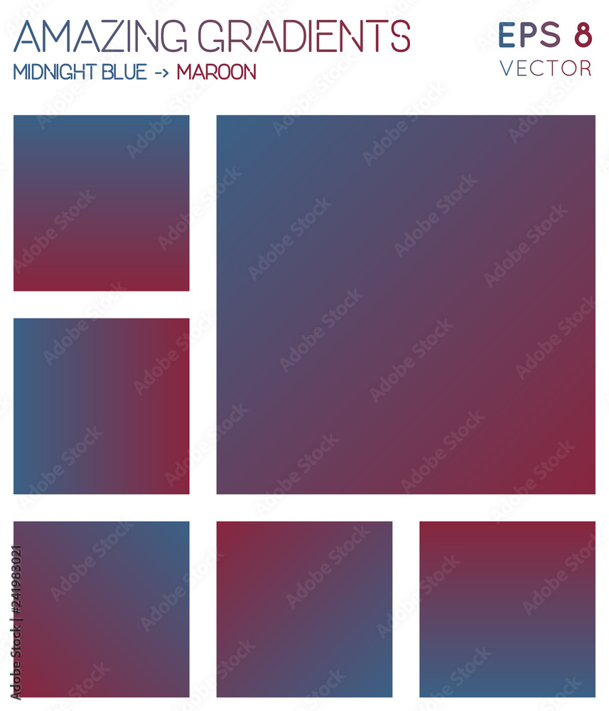 Colorful gradients in midnight blue, maroon color tones. Admirable ...