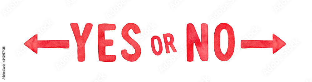 Yes Or No Clip Art