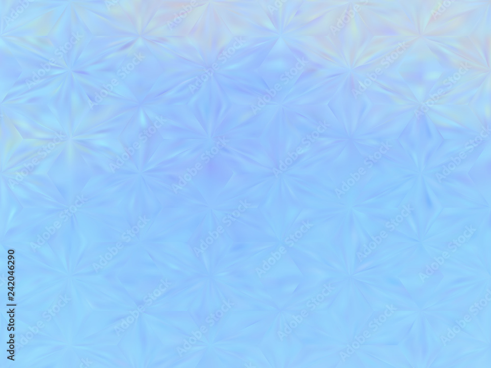 Vector multicolor blue spots. Abstract background with iridescent mesh ...