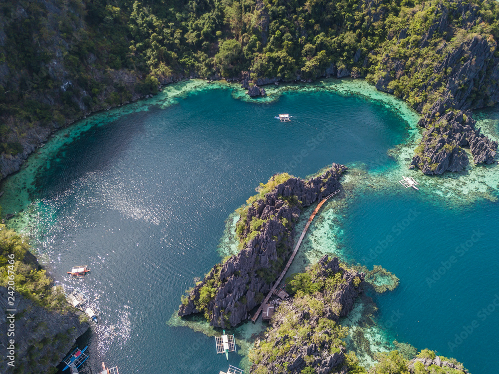 lagoons of coron palawan Stock Photo | Adobe Stock