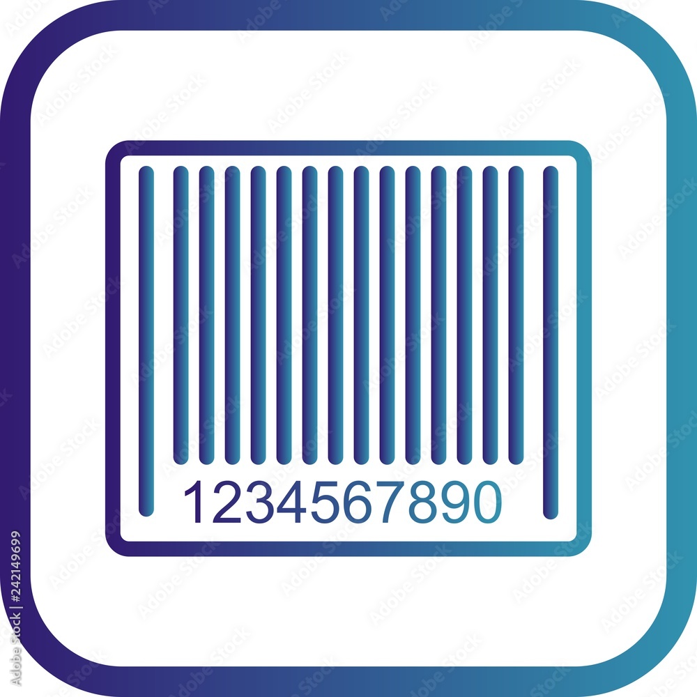 Vector Barcode Icon Stock Vector | Adobe Stock