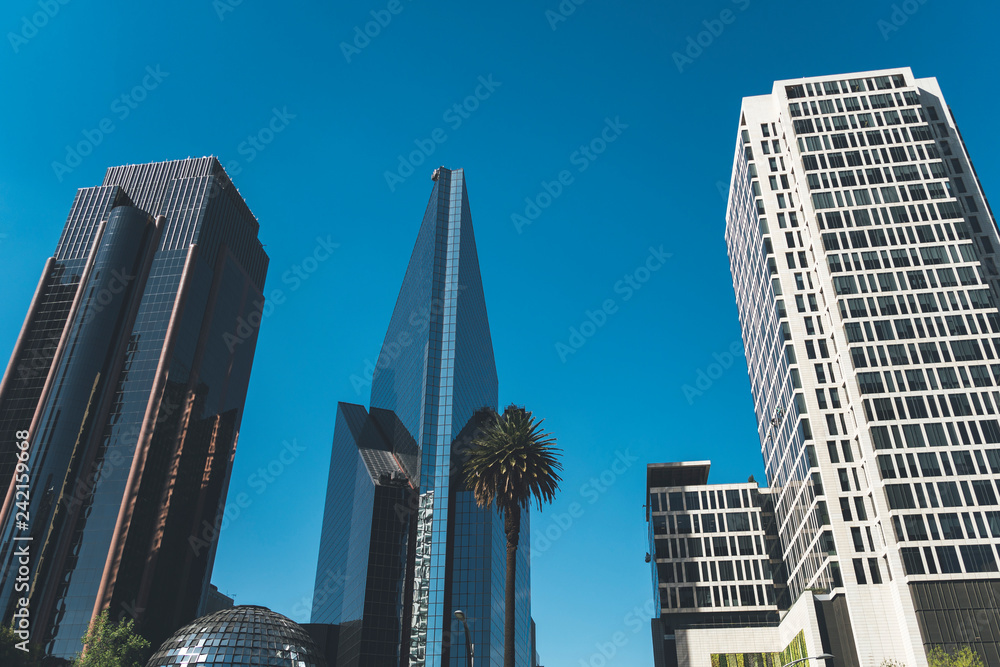Contemporary modern Mexico City with highrise buildings Stock Photo ...