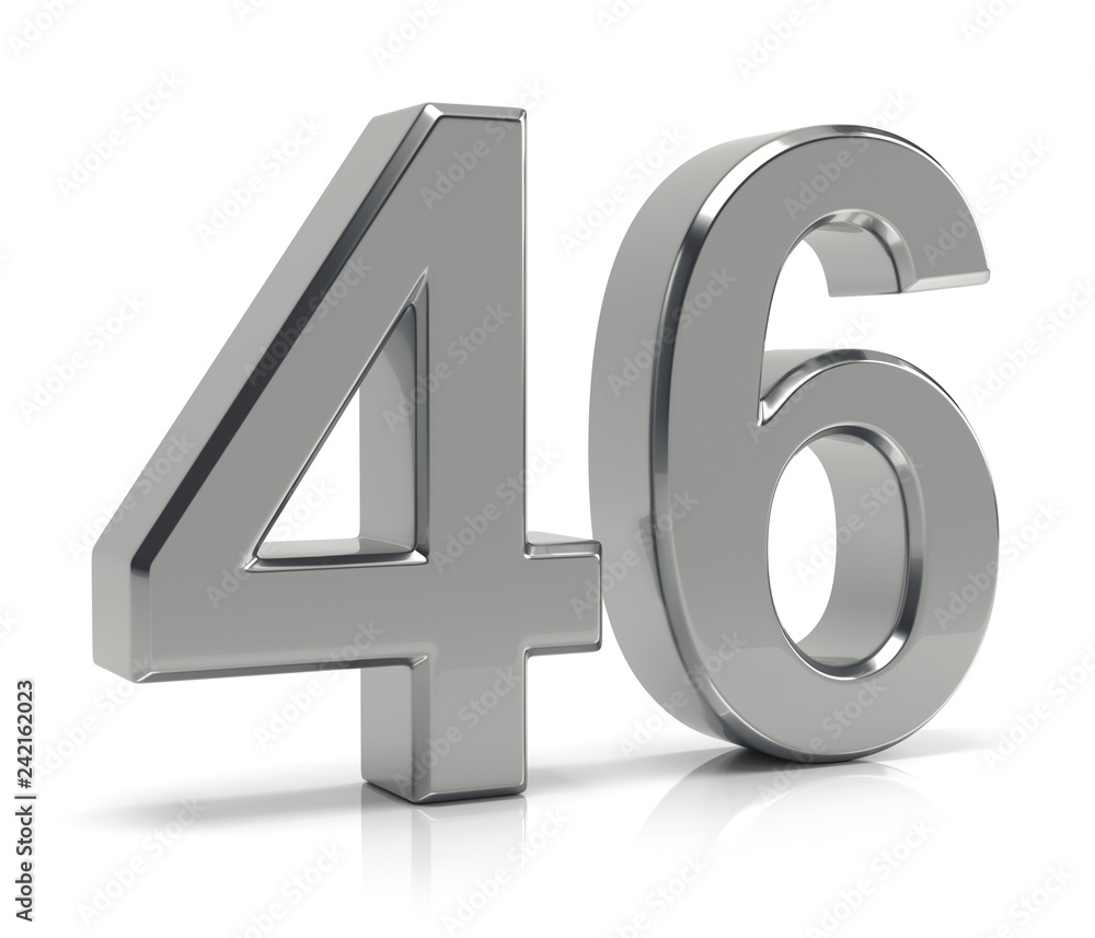 Number 46 Stock Illustration | Adobe Stock