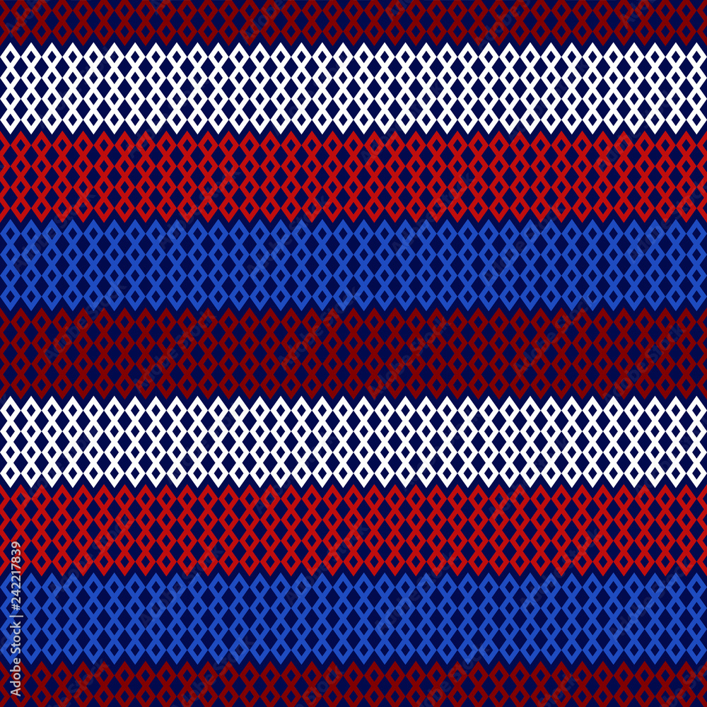 Red White And Blue Chevron Background