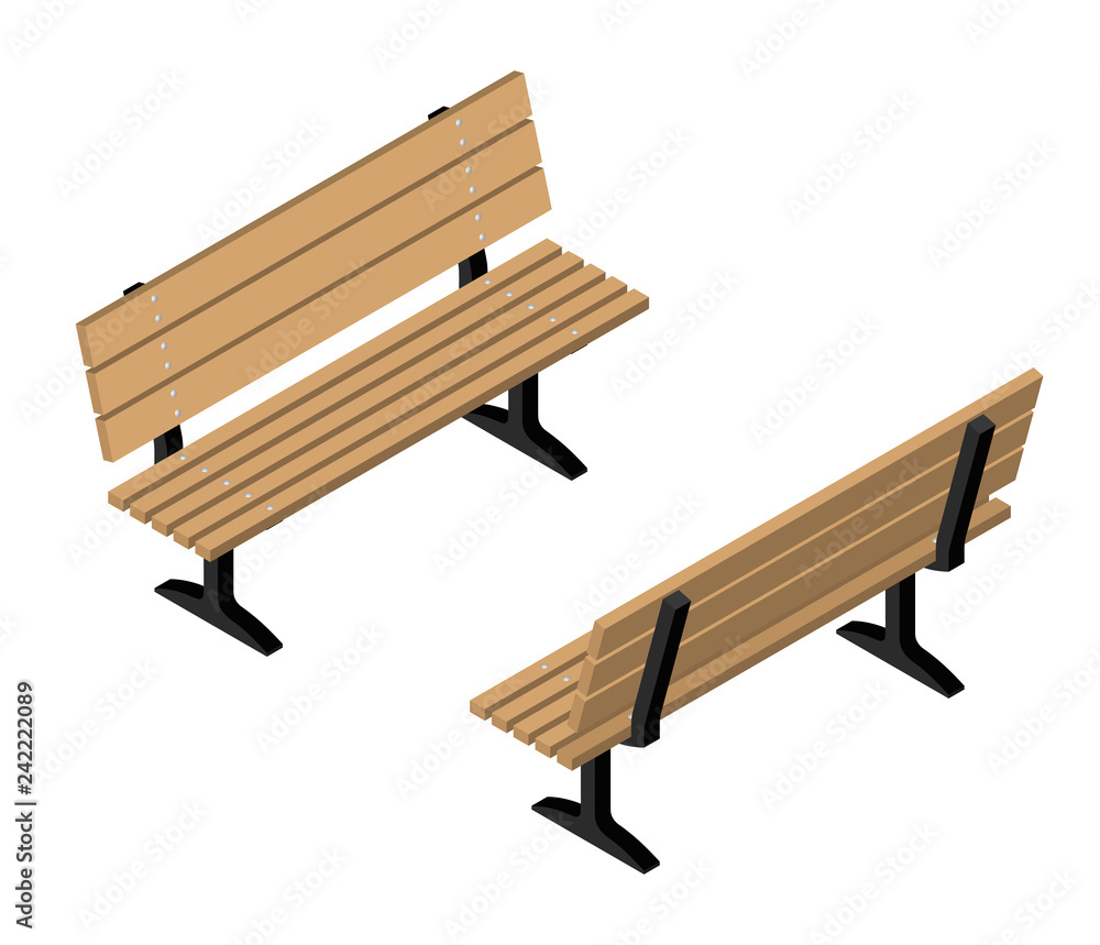 Park Bench Vector