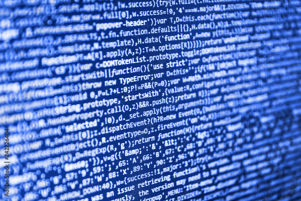 Soft Listing View Php Code Abstract Technology Background Software Developer Programming Code