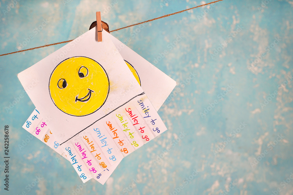 Smiley to go Stock Photo | Adobe Stock