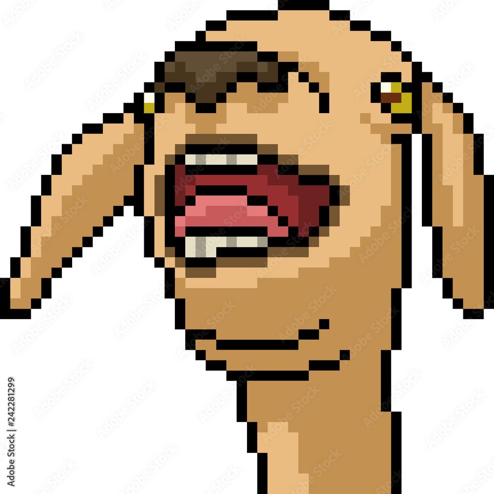 vector pixel art camel Stock Vector | Adobe Stock