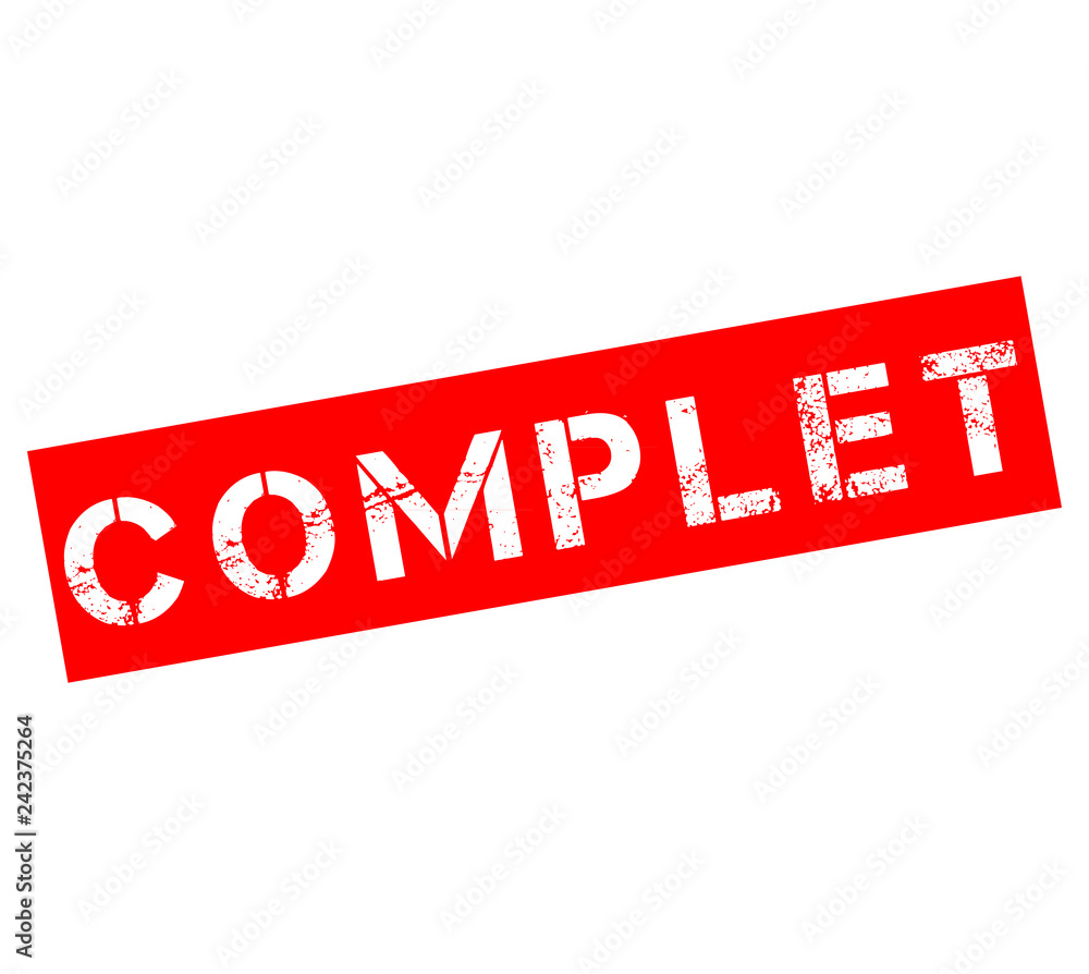 Tampon avec texte complet Illustration Stock | Adobe Stock