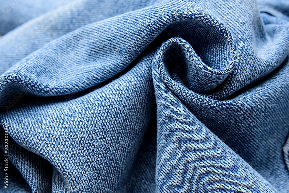 Denim fabric background material Stock Photo | Adobe Stock