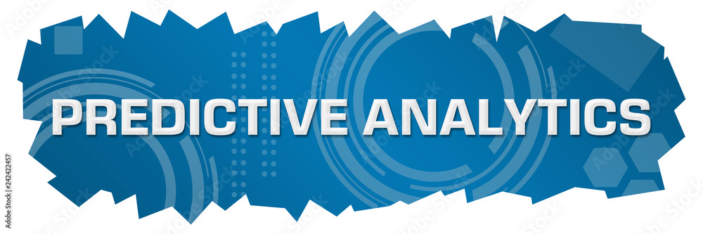 Predictive Analytics Technical Background Cutout Horizontal Stock ...