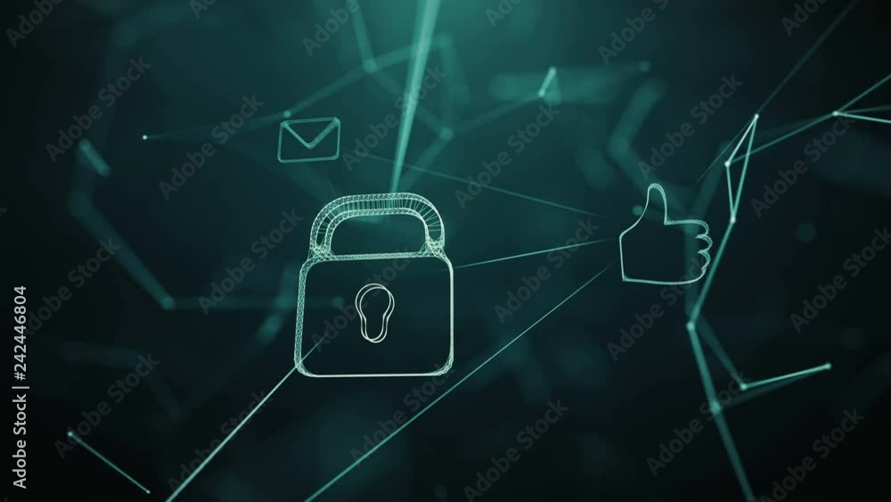 Connection network.Flying out Infographic network elements Like hand ...