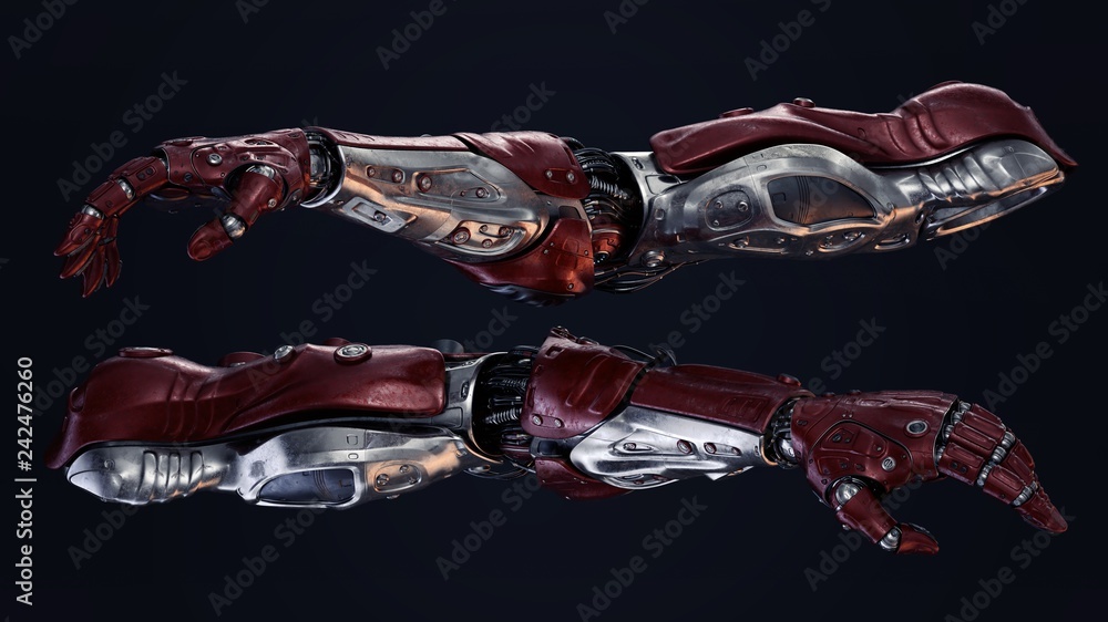 Futuristic Robotic Prosthetic Arm