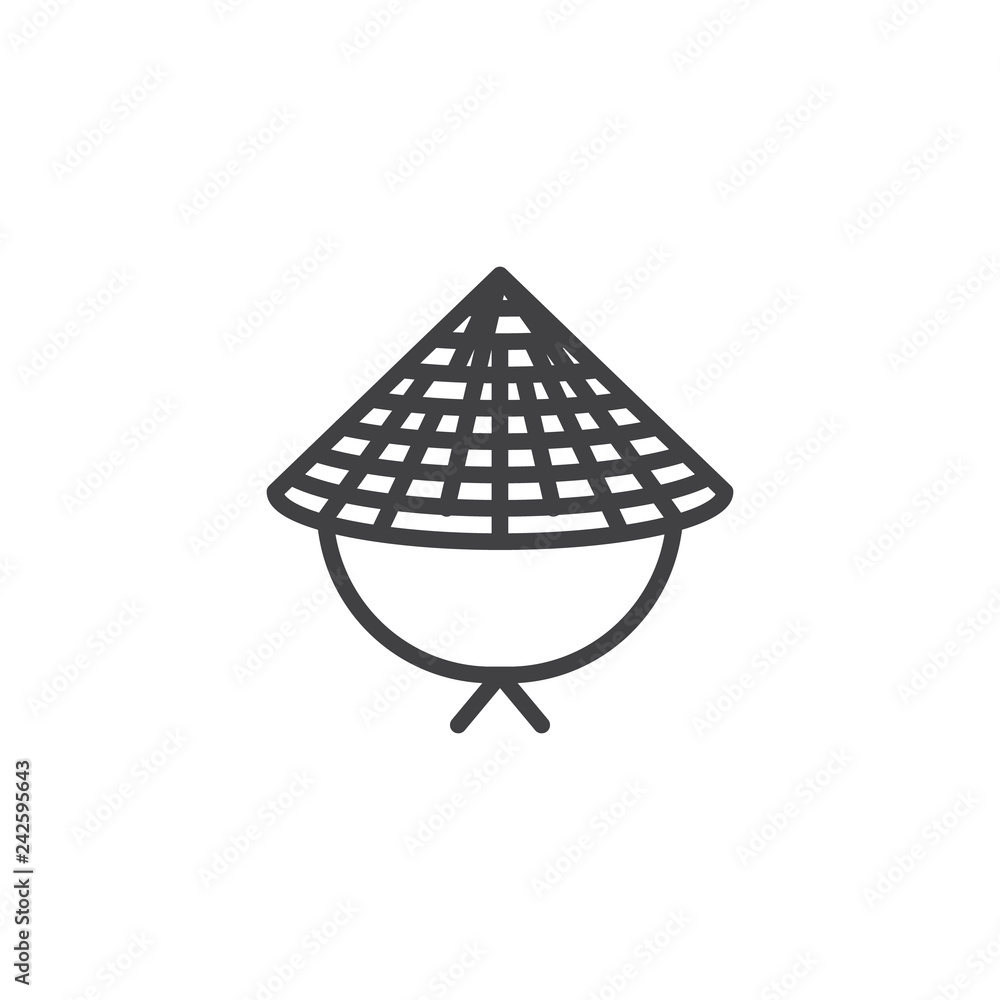 Chinese Hat Vector