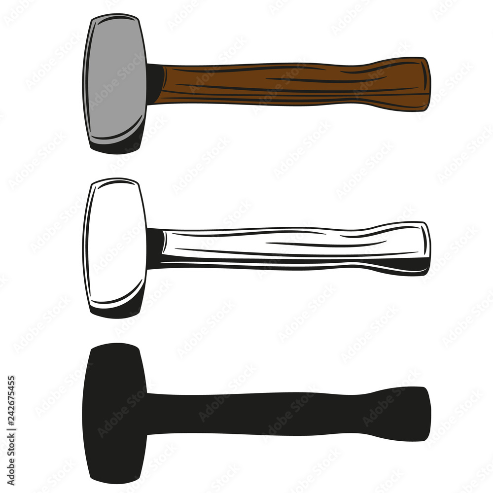 Vintage Hammer Vector
