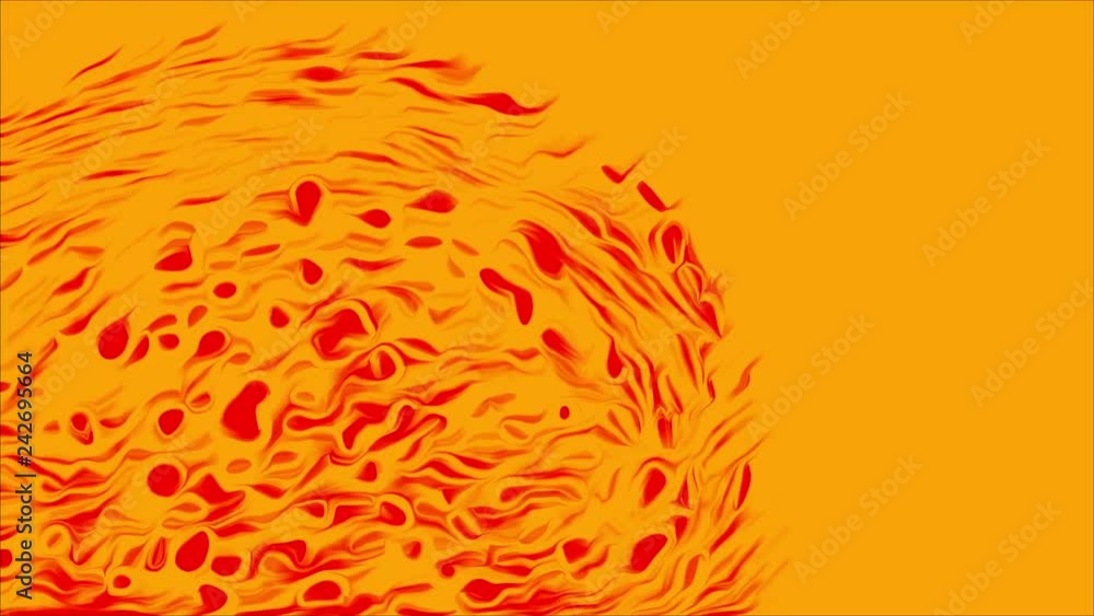 SUN-LIKE BALL OF LIGHT CHANGES SHAPES AS IT ROTATES. IN 4K, 10 BIT, ALL ...