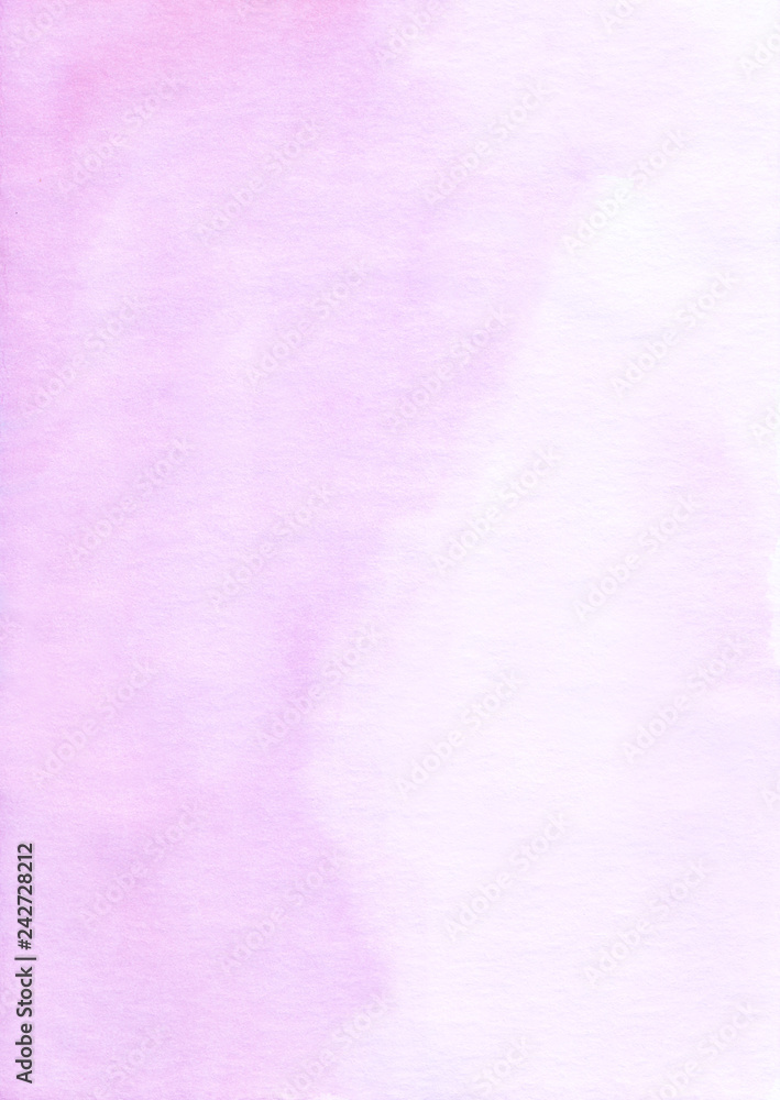 Watercolor light pink gradient background hand painted. Aquarelle pink ...