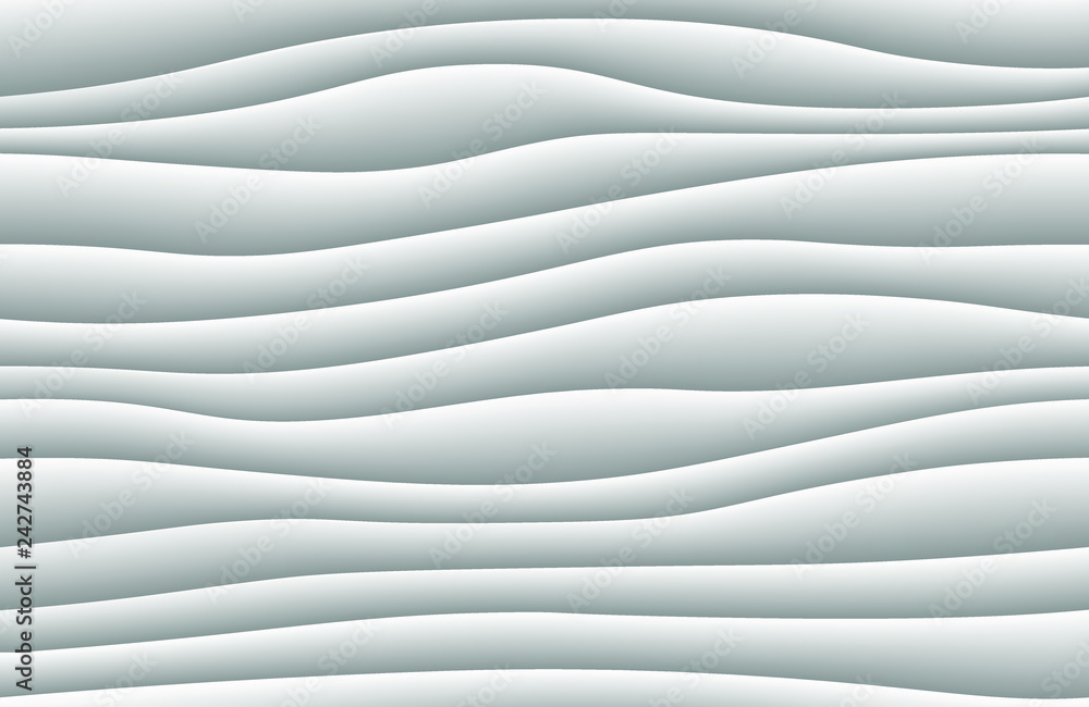 White abstract wave background. 3d waves pattern texture. Geometric ... White abstract wave background. 3d waves pattern texture. Geometric ...