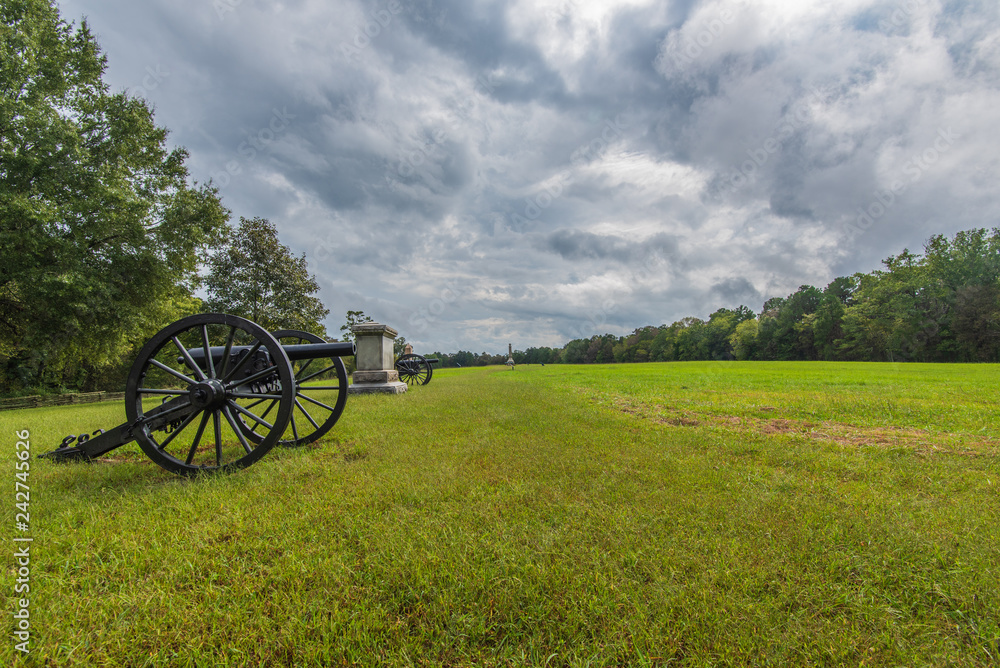 Civil War Battlefield Background