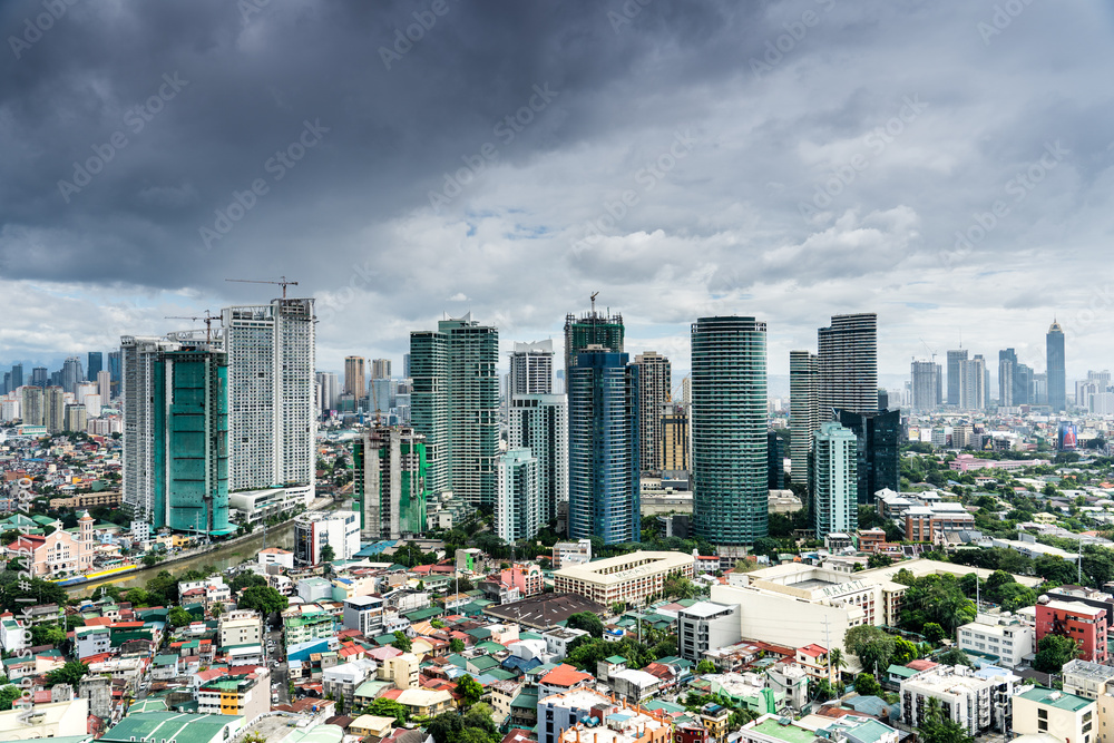 makati manila philippines Stock Photo | Adobe Stock