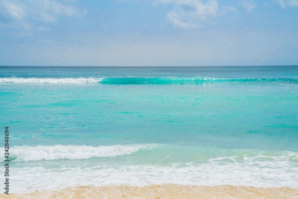 Sand Sea Tropical Beach with Clean Transparent Water. Amazing Tropical ...