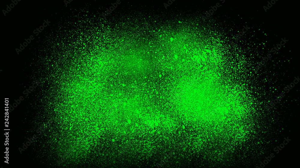 Green spray backdrop. Abstract watercolor splash in motion background ...