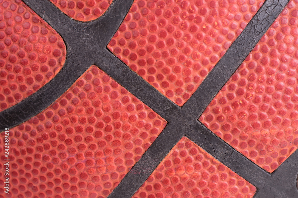 Closeup view of dark red basketball for background Stock Photo | Adobe ...