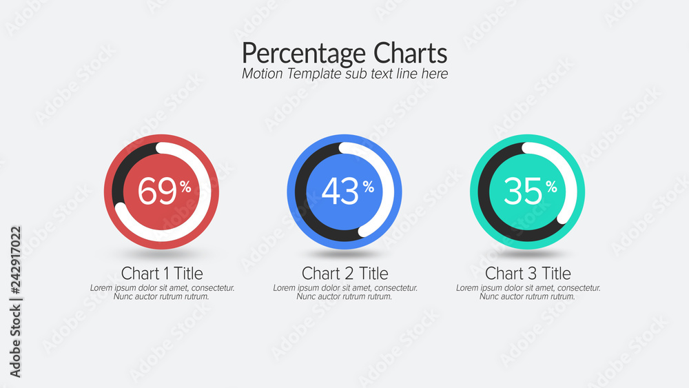 Percentage Charts Stock Template | Adobe Stock