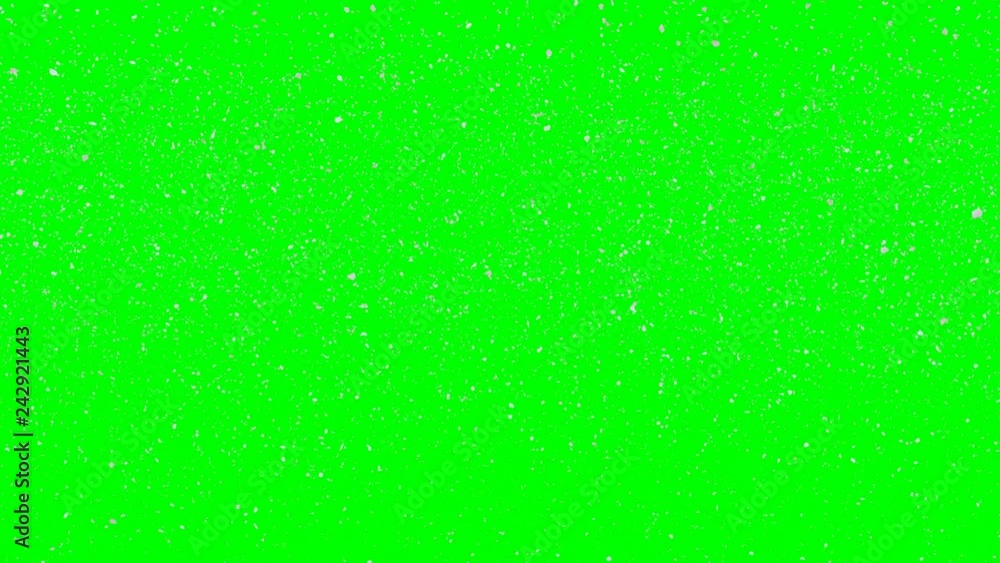 Vidéo Stock Animated blizzard with a lot of simple small snow flakes ...
