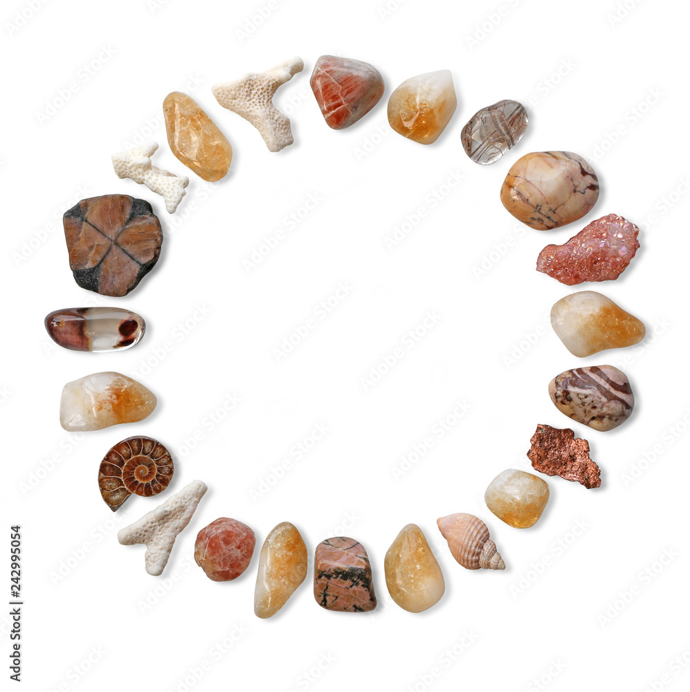 Circle of earth healing stones - Some of nature's beautiful warm ...
