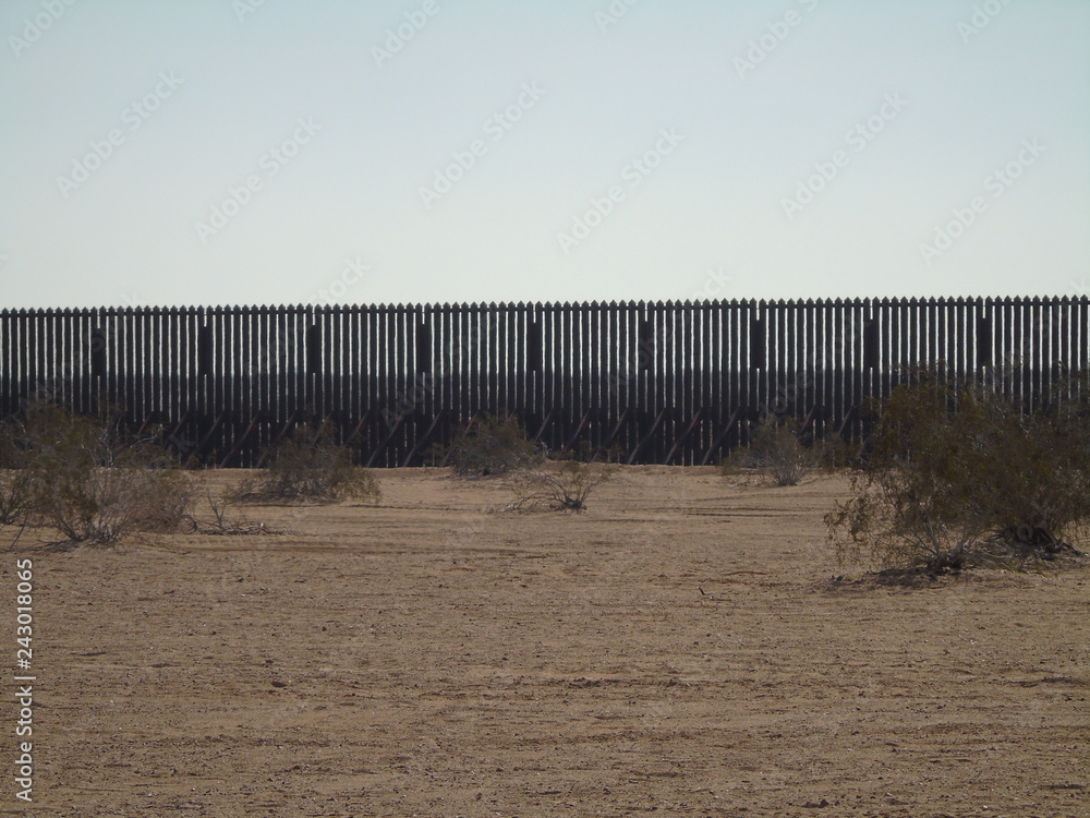 Mexico, US border wall Stock Photo | Adobe Stock