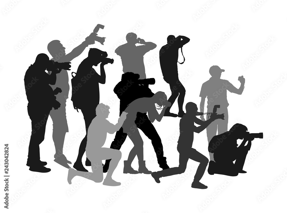 Journalist Silhouette