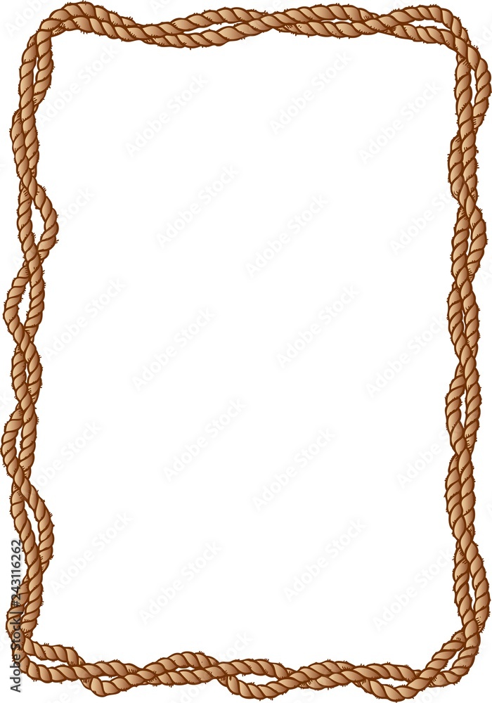 Rope Frame Vector