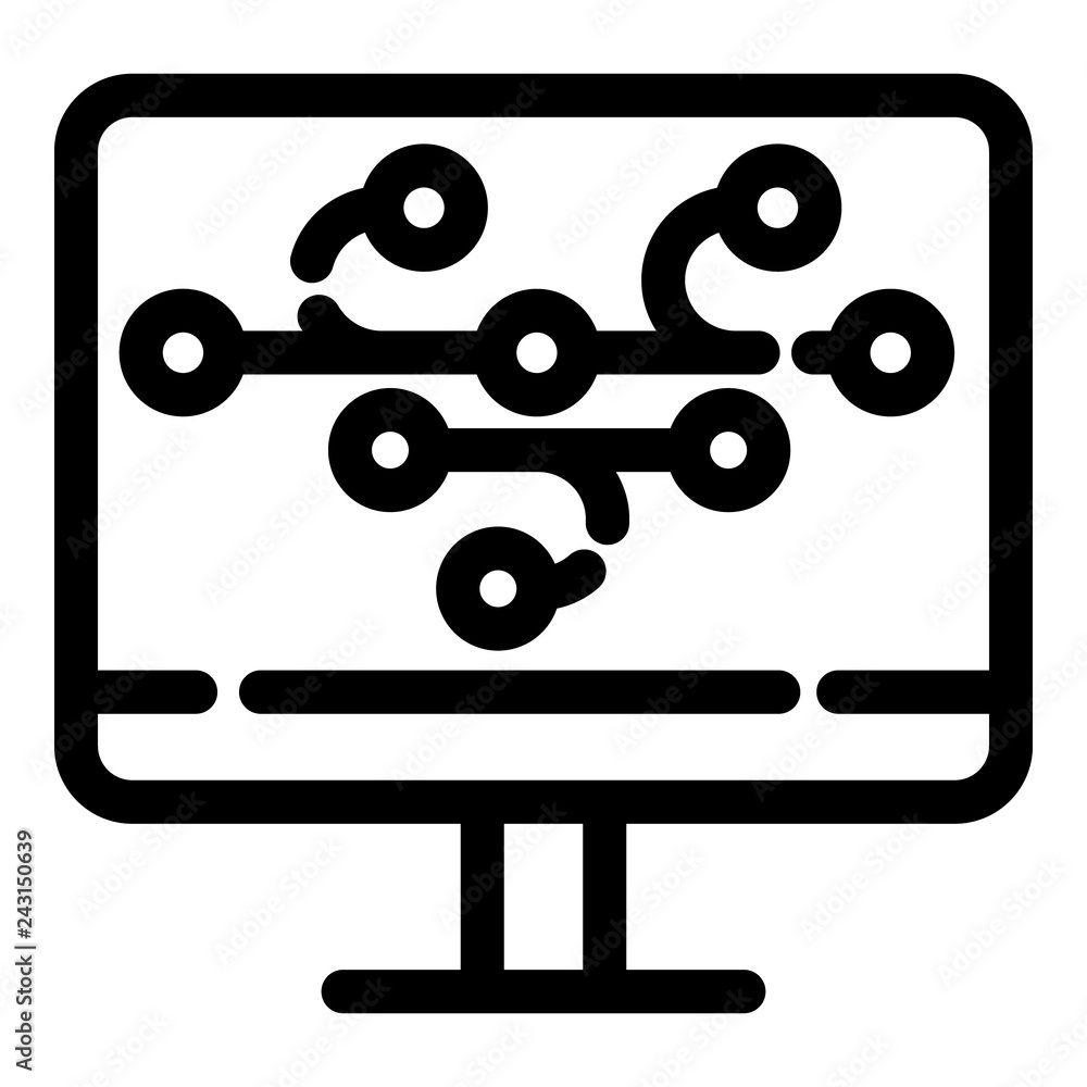 Computer Research Icon