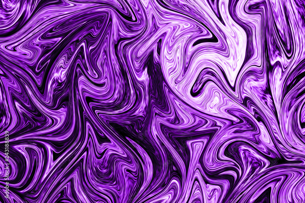 Liquid Abstract Pattern With Proton Purple Graphics Color Art Form ...