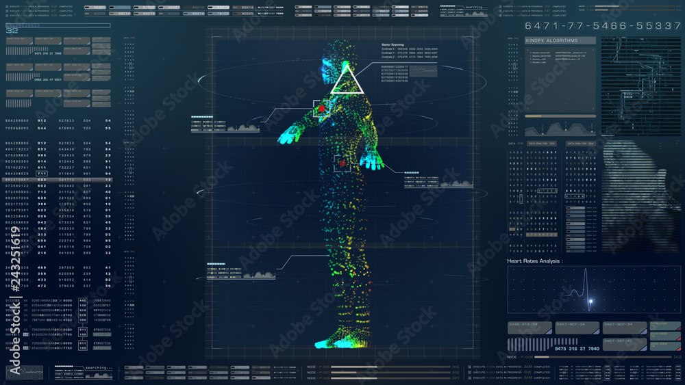 Futuristic motion element user interface information technology virtual ...