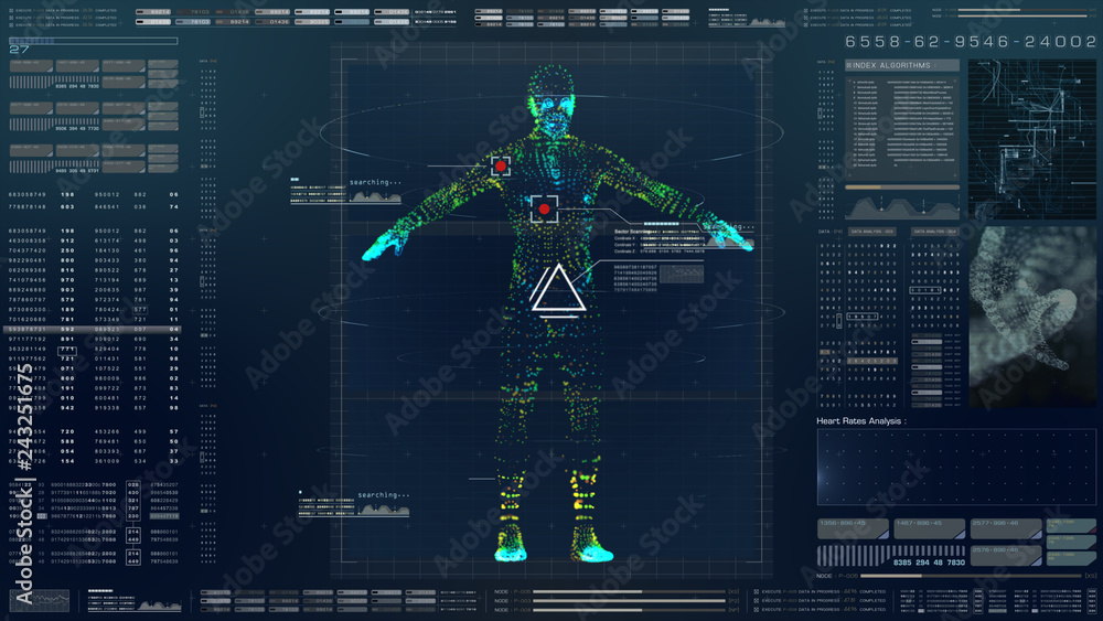 Futuristic motion element user interface information technology virtual ...