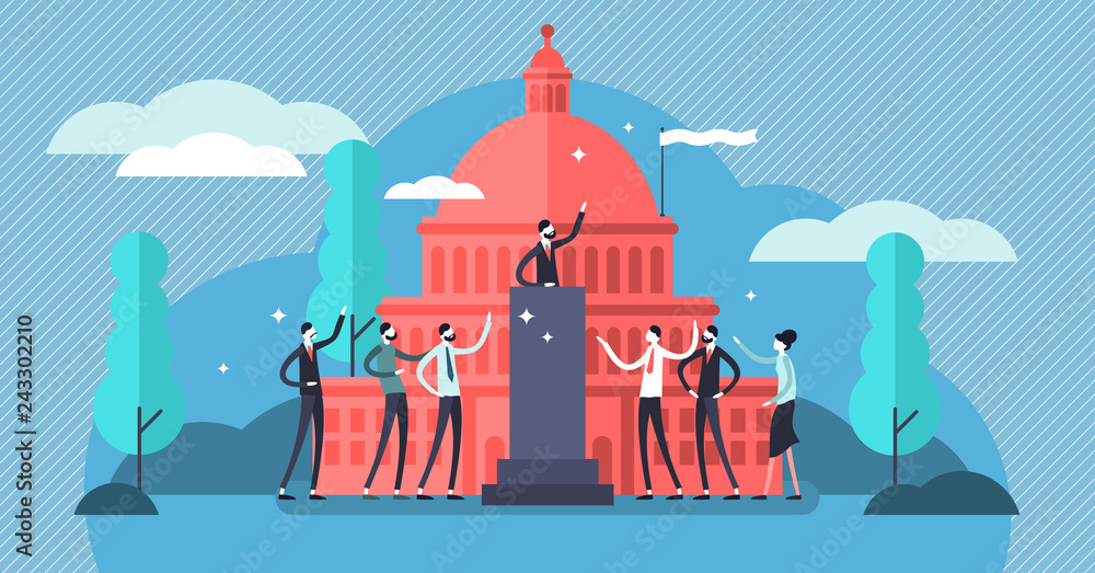 Photo & Art Print Government vector illustration, VectorMine