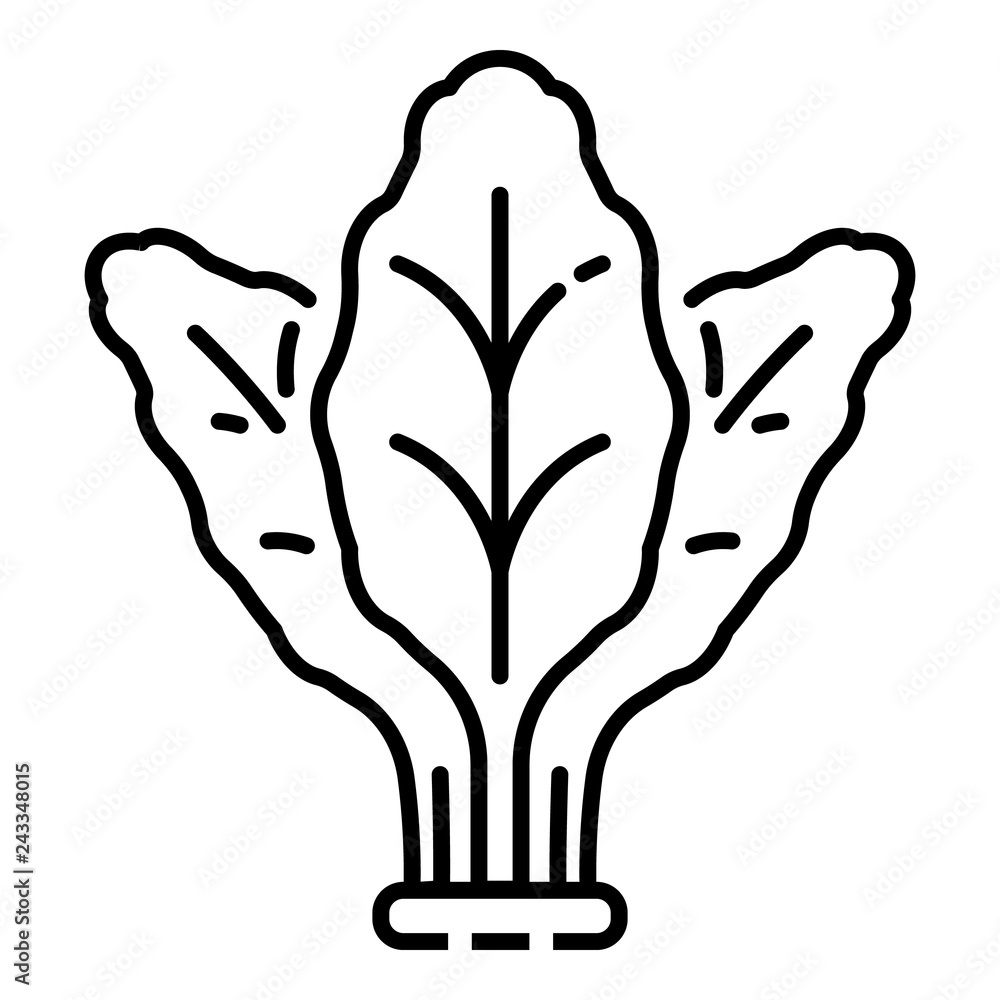 Spinach Clip Art Black And White